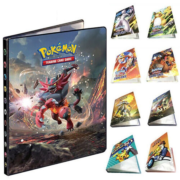 Jual Pokemon album book Pokemon Cards Portfolio Trading Card Protection ...