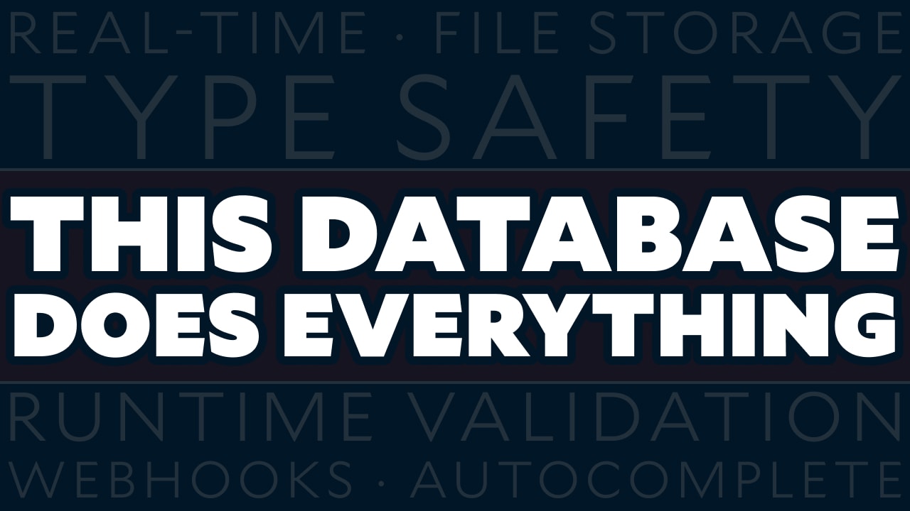 Handle webhooks, user auth, database, & file storage with Convex