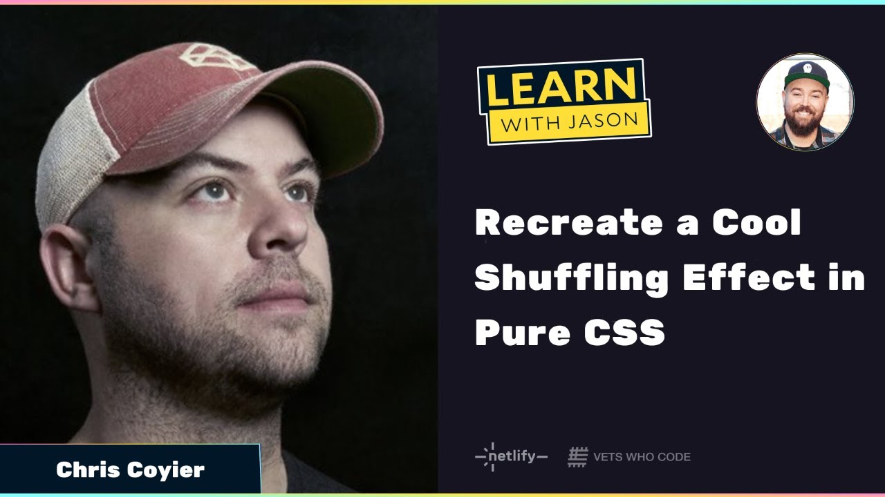 Recreate A Cool Shuffling Effect In Pure Css