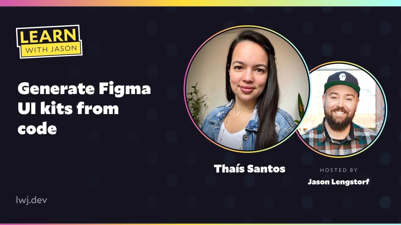 Generate Figma UI kits from code | Learn With Jason Season 5