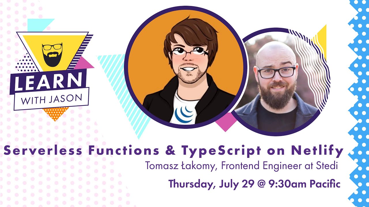 Serverless Functions And Typescript On Netlify Learn With Jason Season 4