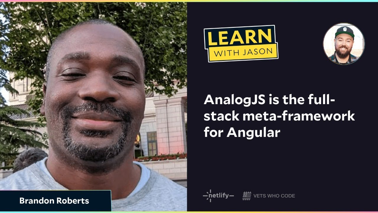 AnalogJS is the full-stack meta-framework for Angular | Learn With Jason Season 7