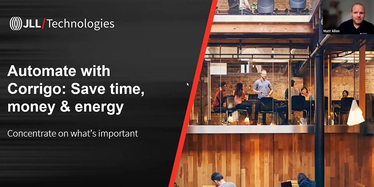 Automate with Corrigo: Save time, money and energy | JLLT