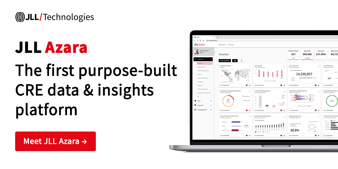 JLL Azara: CRE BI platform data and insights | JLLT