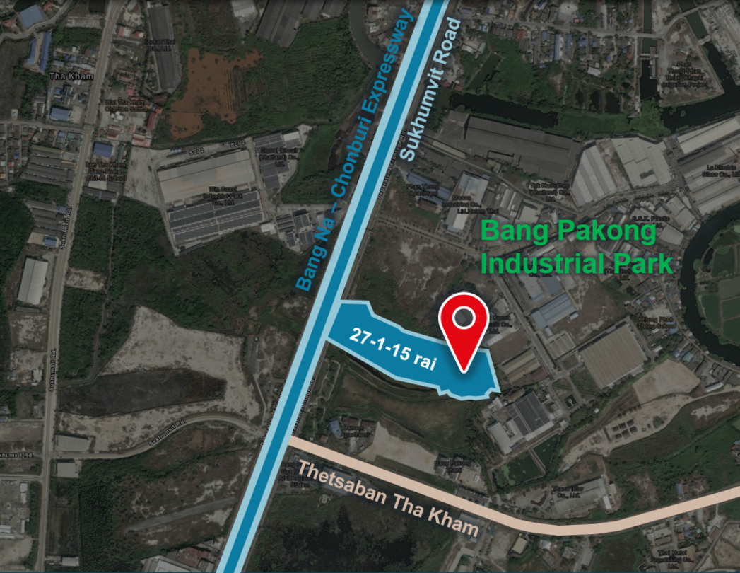 Freehold land 27 rai on Bangna-Trad km.51 - Bang Pakong - Property for Sale | AU | JLL