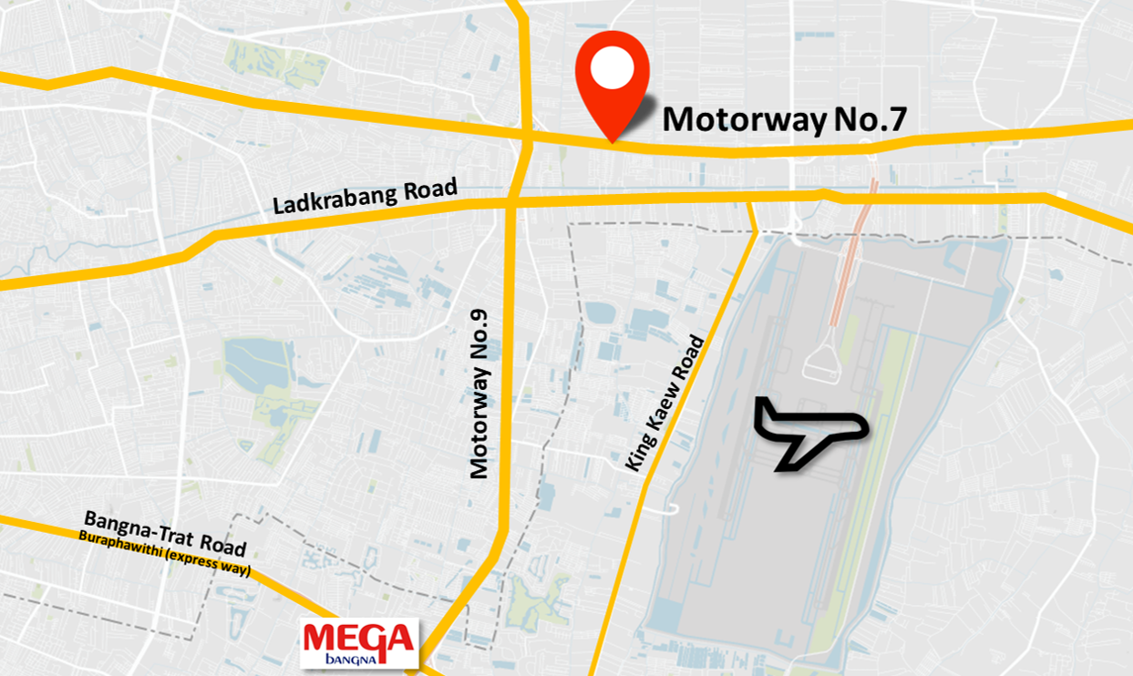 Land 4 rai on Motorway no.7 suitable for Office and Showroom - Bangkok ...
