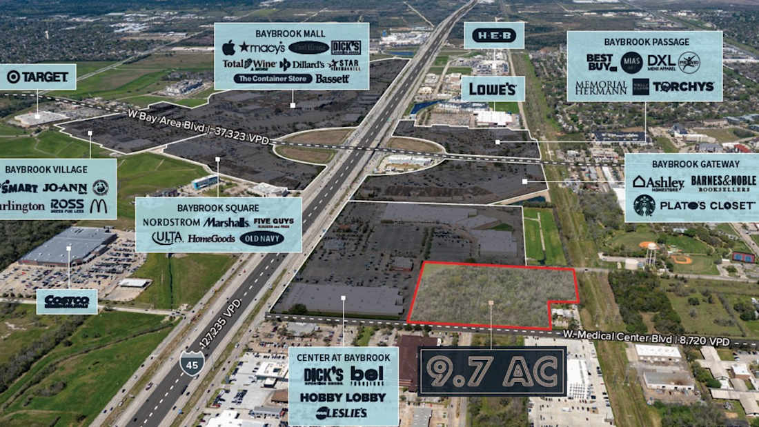 9.7 Acre Development Site | Webster, Texas - Webster - P...