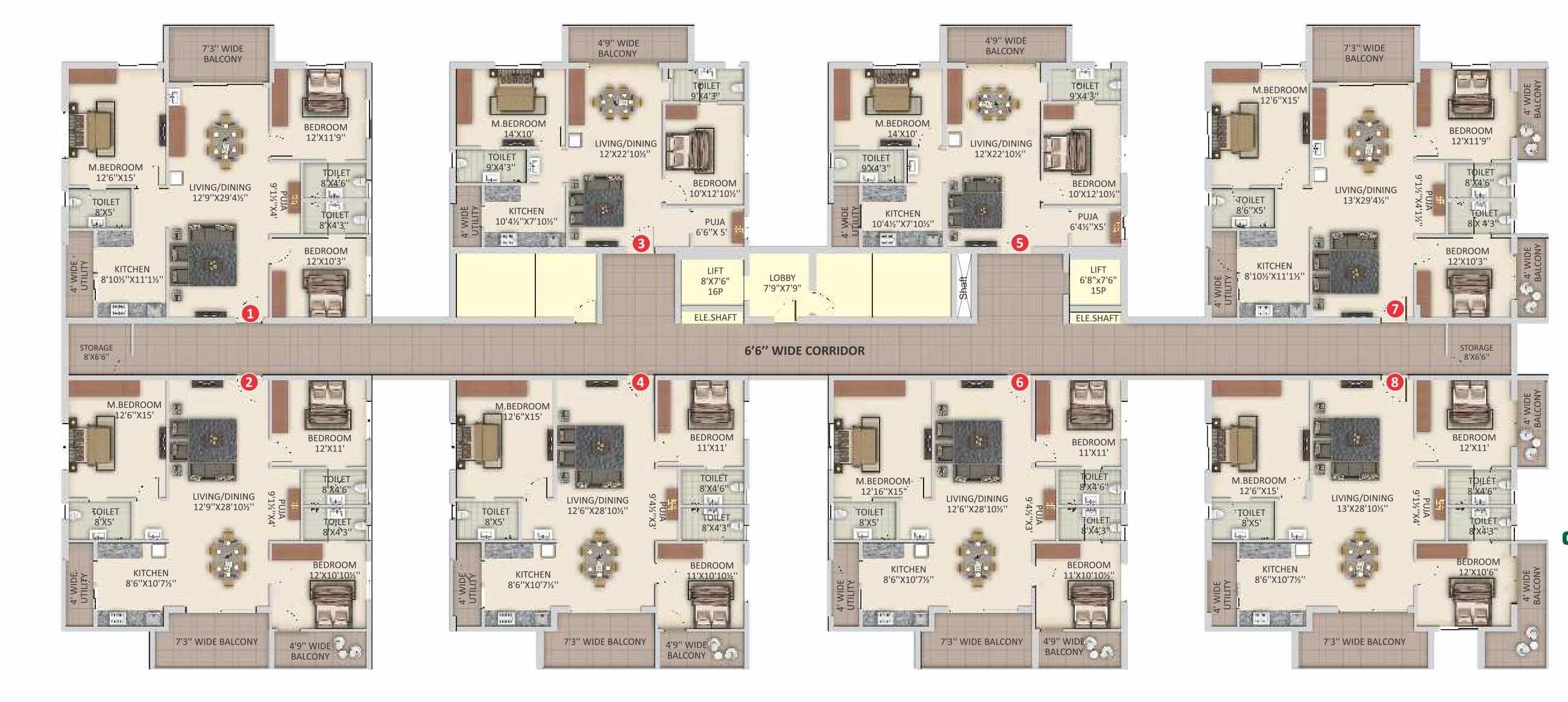 Anuhar Rami Reddy Towers | Neknampur Road, Kundan Nagar Colony ...