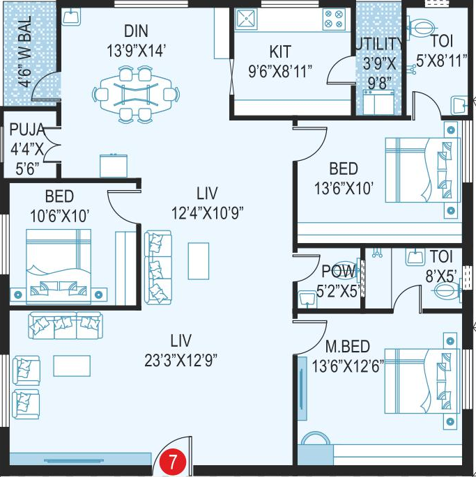 ZR Ivory Towers | Sriram Nagar, Jeedimetla, | Hyderabad Apartments ...
