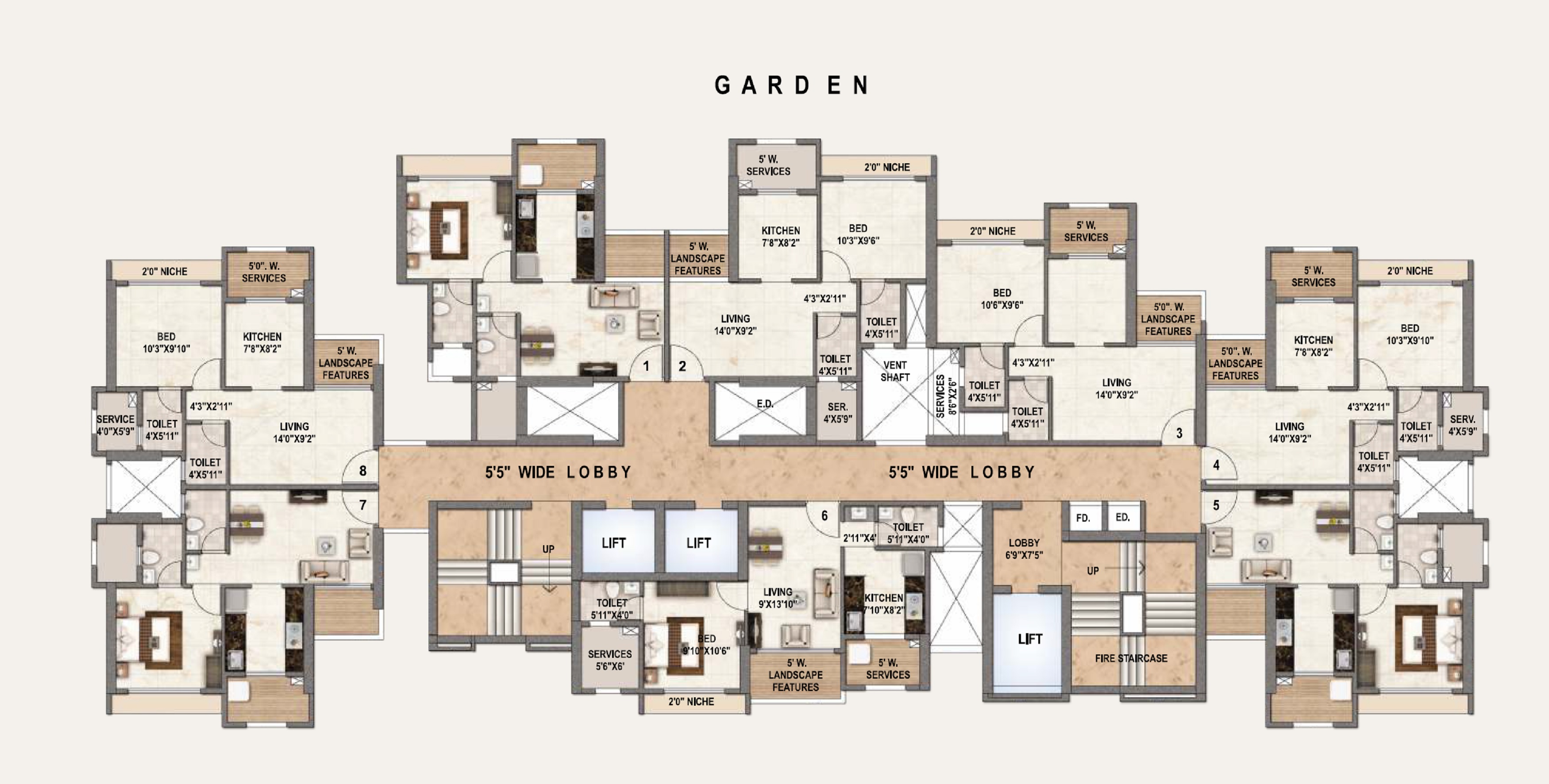 Parth Lakefront | Thane Belapur Road, | Mumbai Apartments properties ...