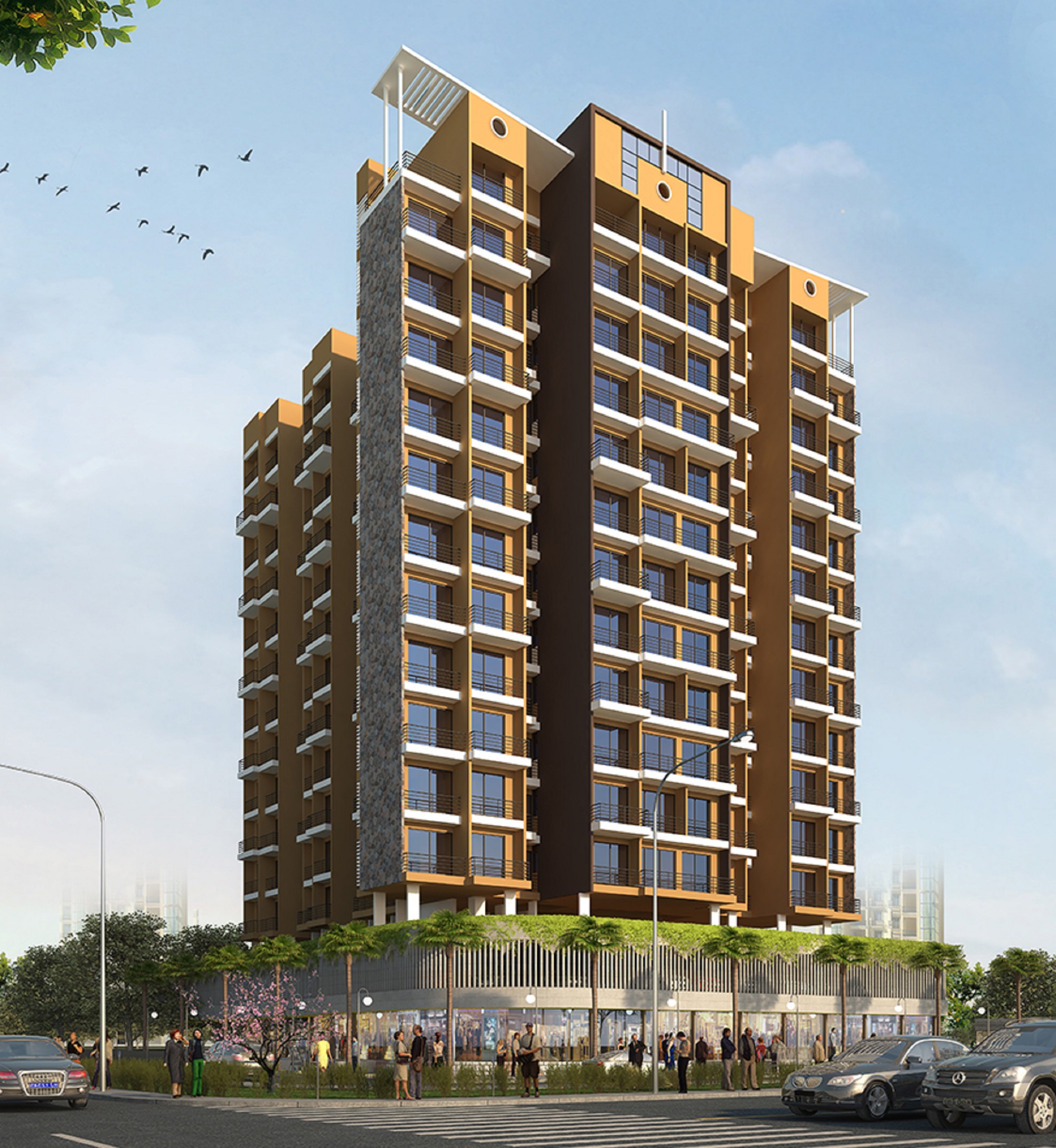 Pillars Regency | Khar Kopar, Sector 8, | Mumbai Apartments properties ...