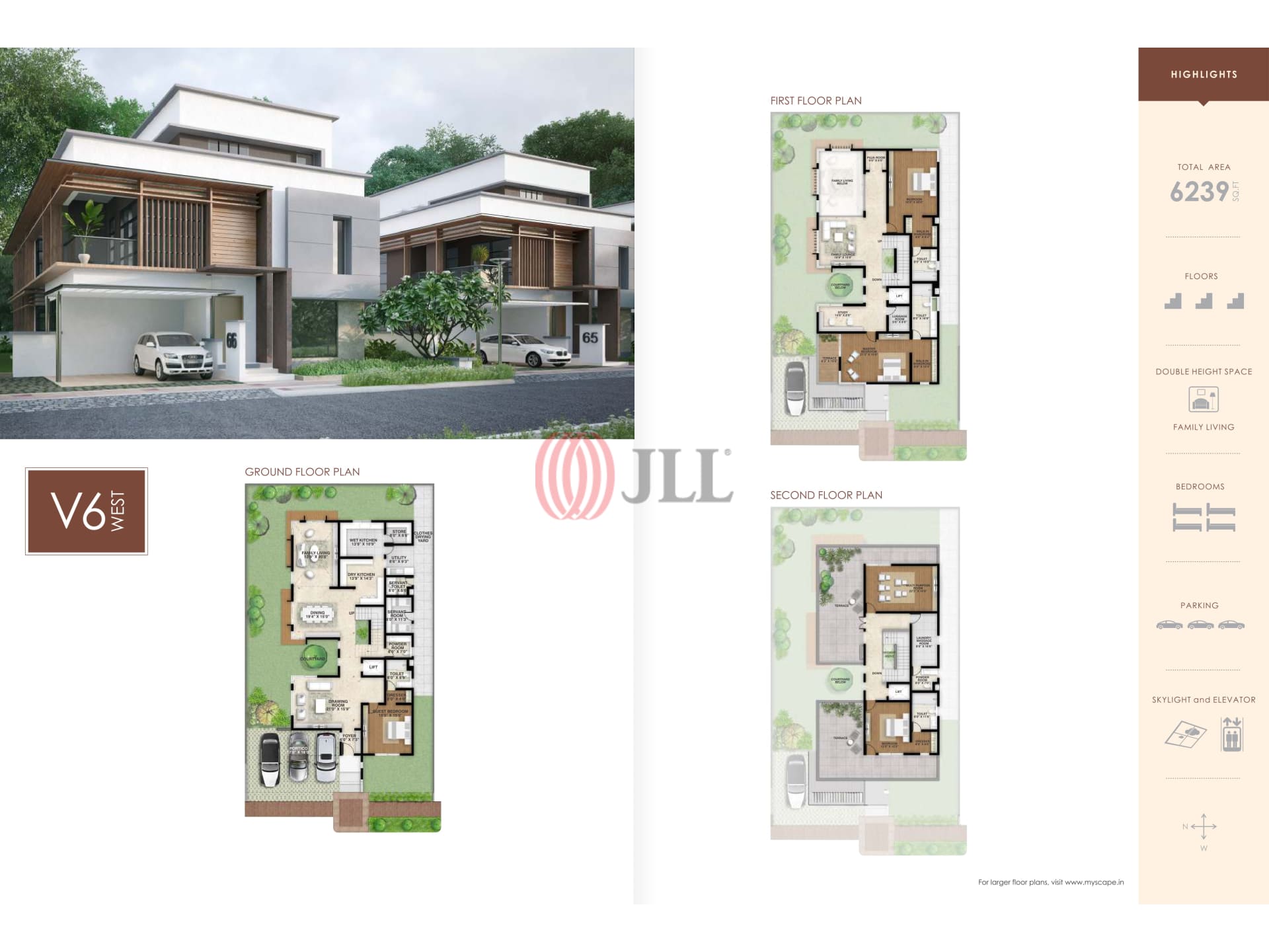 Myscape Courtyard | ISB Road, | Hyderabad Villas properties | JLL Homes