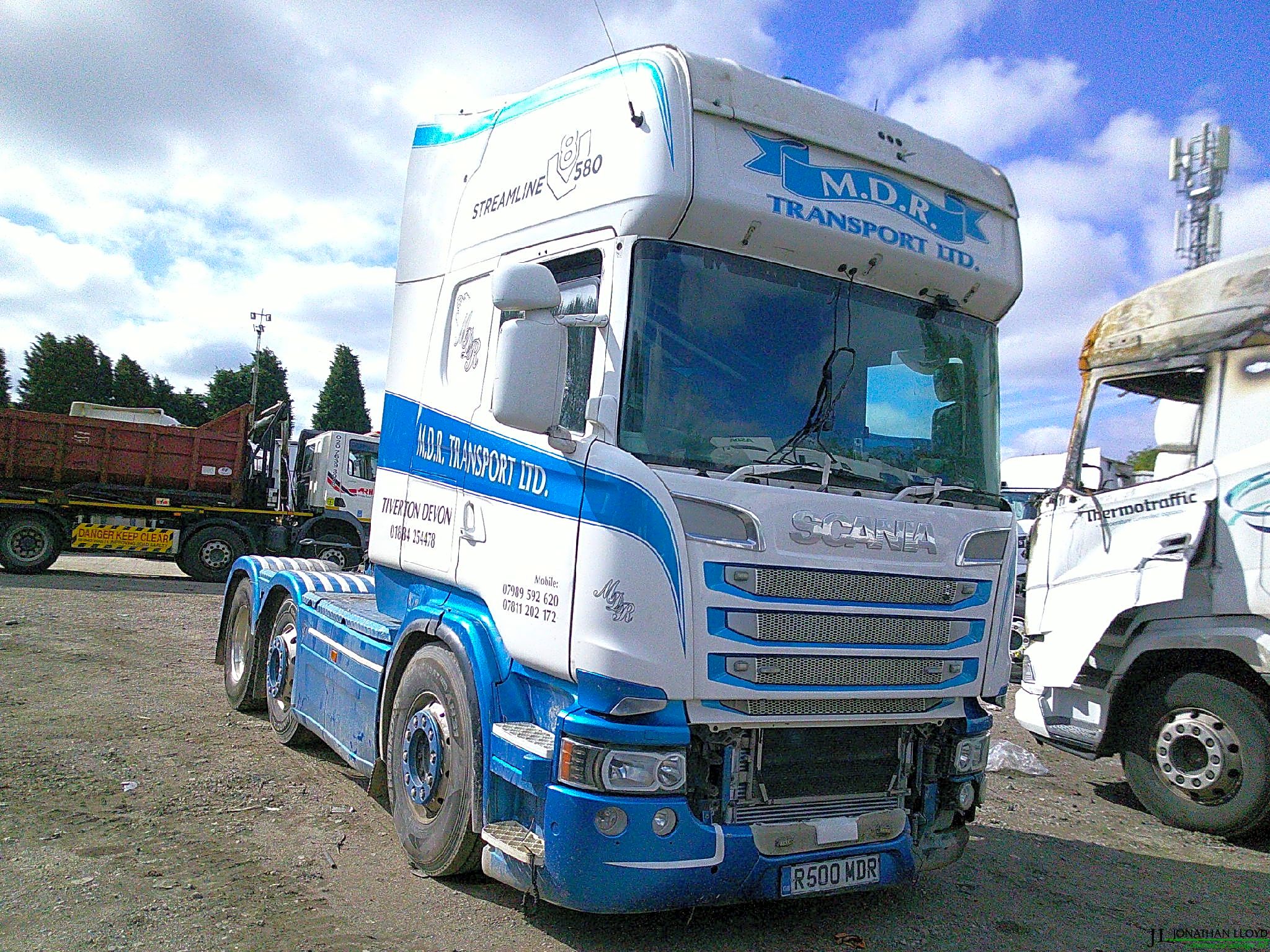 Jonathan Lloyd Commercial Salvage LTD Scania R540 Detail