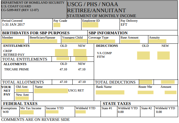CRDP and VA Retro - Coast Guard Process - Page 2 - Veterans Benefits ...