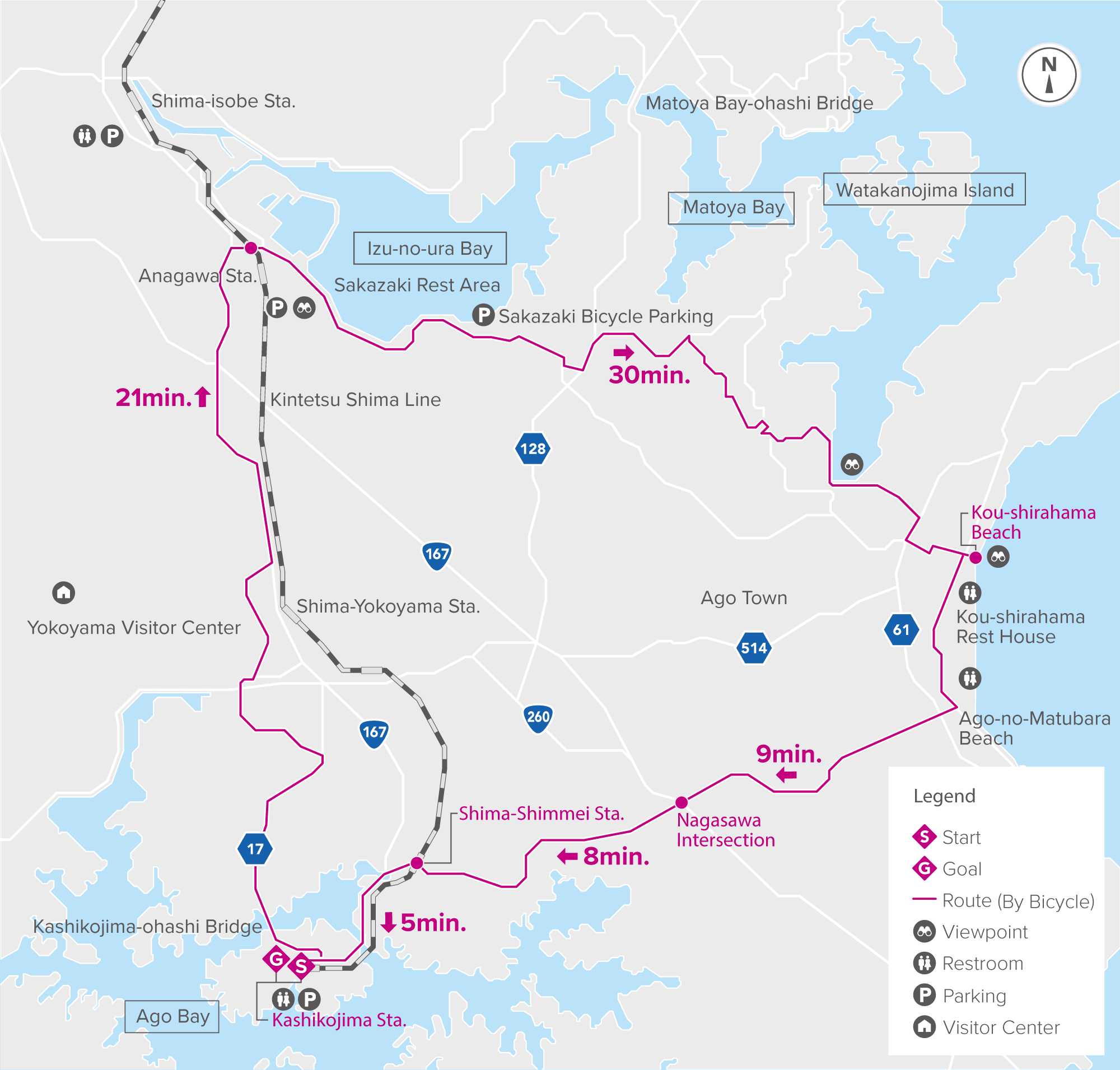 Kashikojima-Kou-Shirahama Beach Cycling | National Parks of Japan