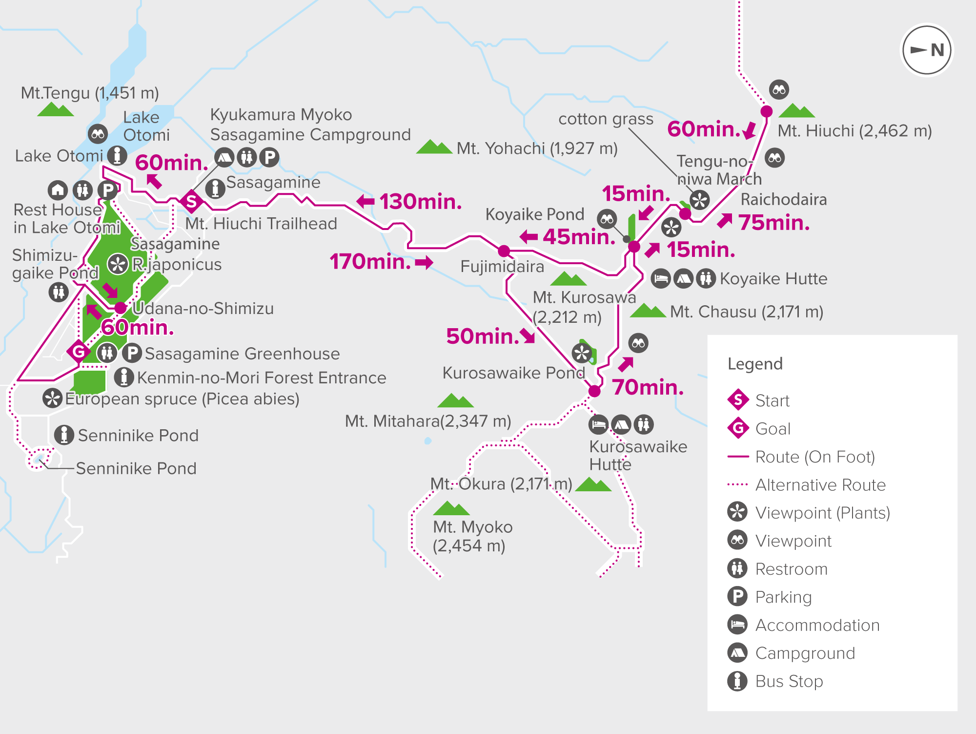 Mount Hiuchi Trail | National Parks of Japan