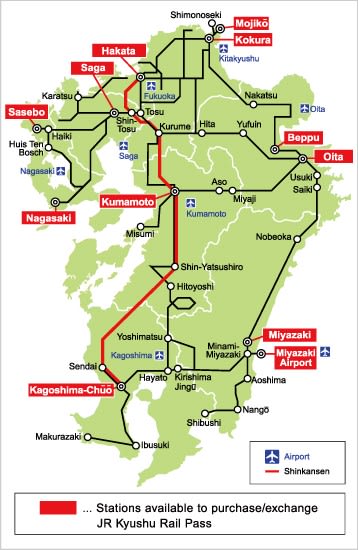 Seeing all of Kyushu in a trip is not just a dream! 3 transportation ...