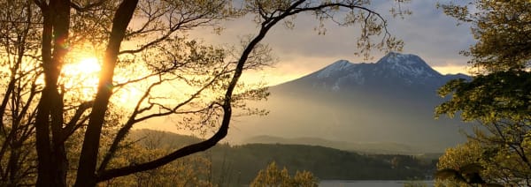 Cycling in Shinanomachi Nagano