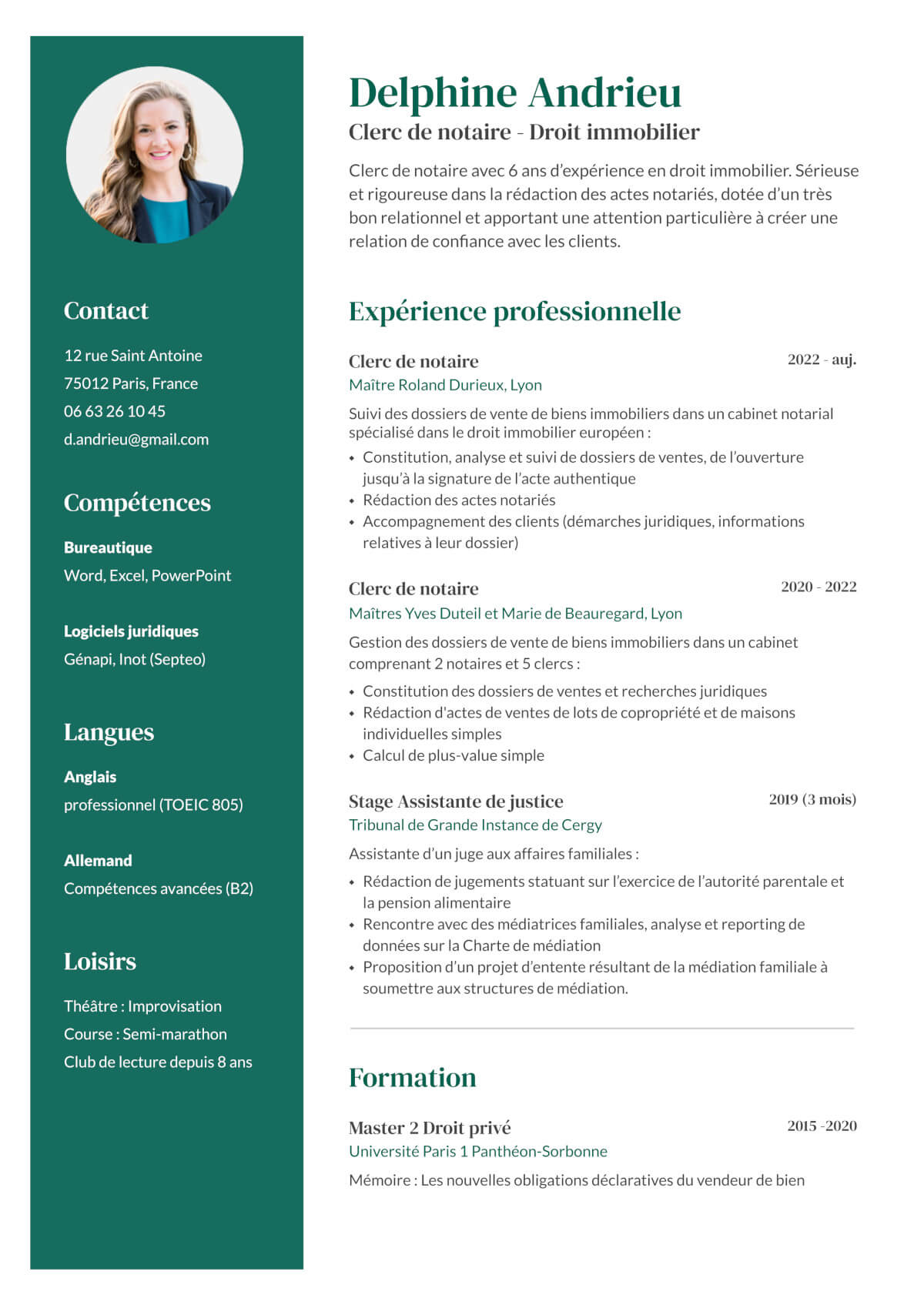 28 Modèles de CV Open Office à télécharger en Word [2025]