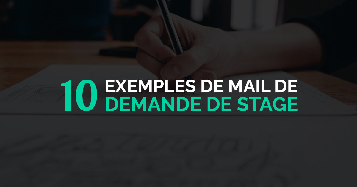 10 Exemples de Mail de Demande de Stage (2024)
