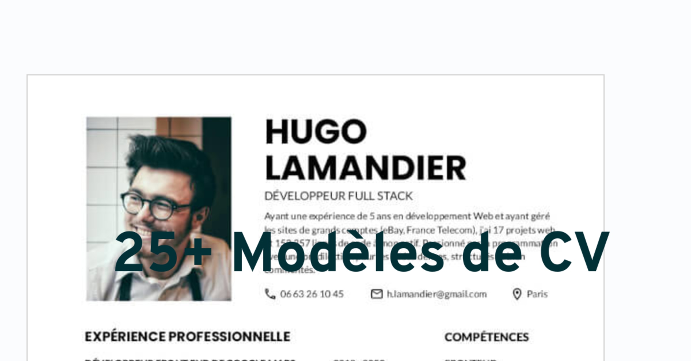 28 Modèles de CV à télécharger en Word [2024]