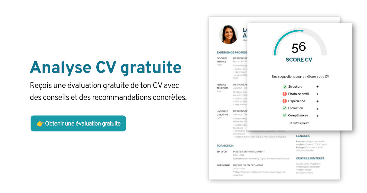 Analyse de CV en Ligne Gratuite