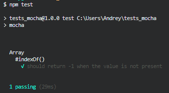 Test con mocha y chai | John Serrano