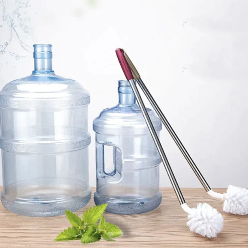 Water bottle cleaning brush store