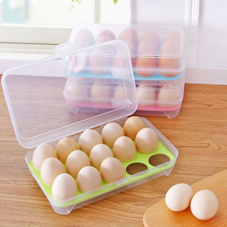 Egg Holder Box Translucent Single Piece PropShop24 JVS1216964