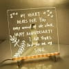 3D Acrylic Writing Board With Pens Single Piece 15X15cm | PropShop24 ...
