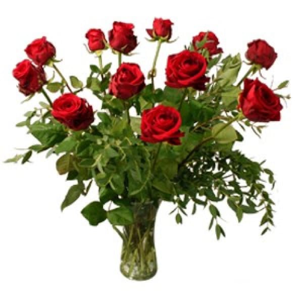 12 red roses | Interflora