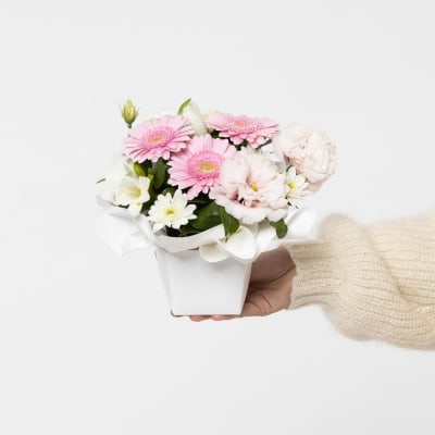 Mini Arrangement Pink and White | Interflora