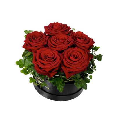 Small Flower Box, Red Roses | Interflora