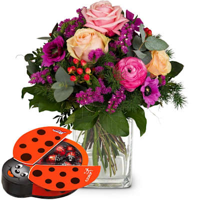 Sweet Surprise with Munz chocolate ladybird | Interflora