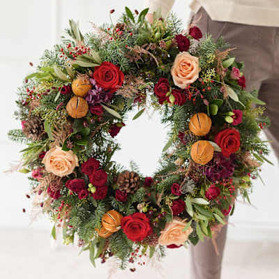 Ultimate Classic Christmas Wreath | Interflora