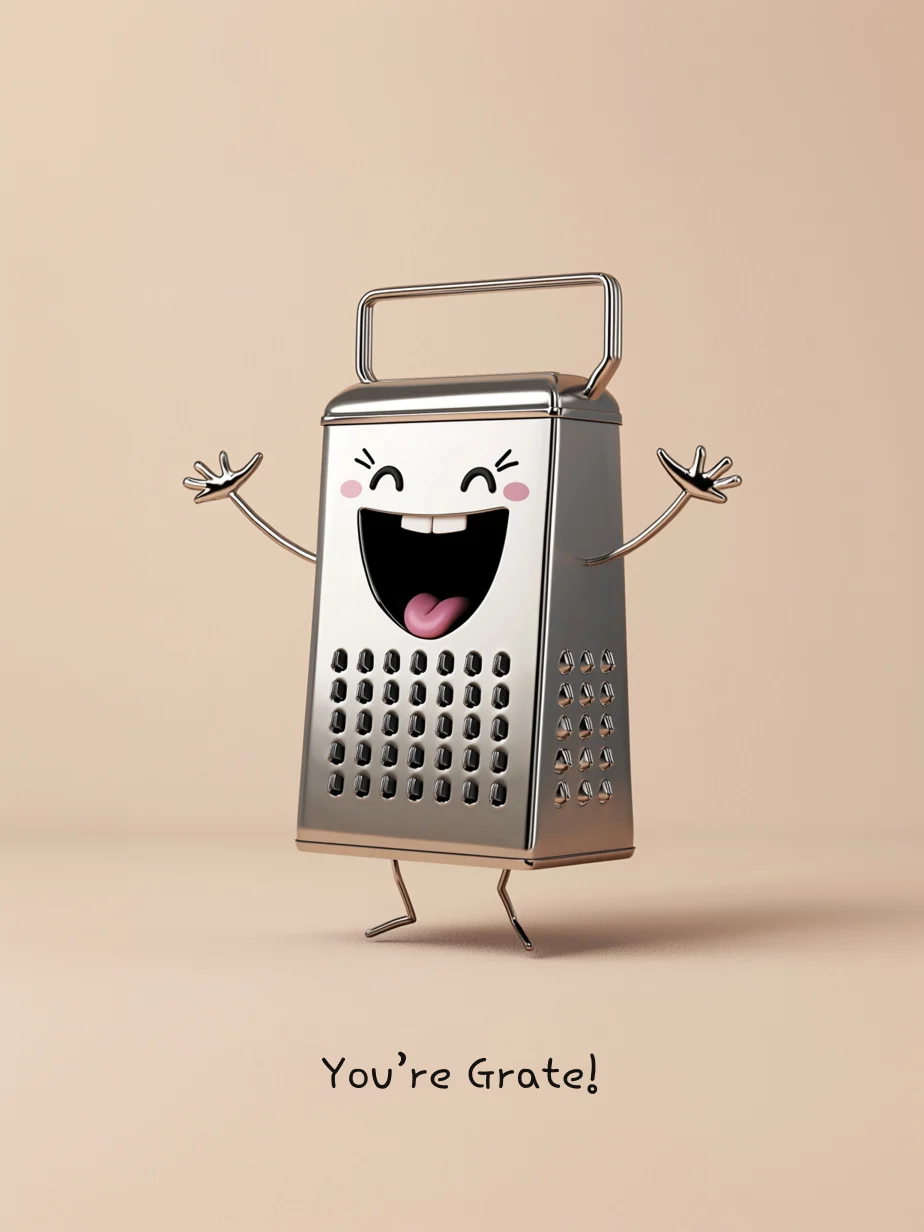 Great Cheese Grater Funny E-Card | Thank You Card | Joyogram