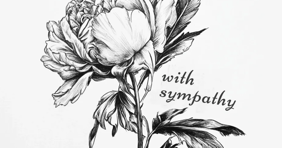 Flowers E Card Condolences Card Joyogram