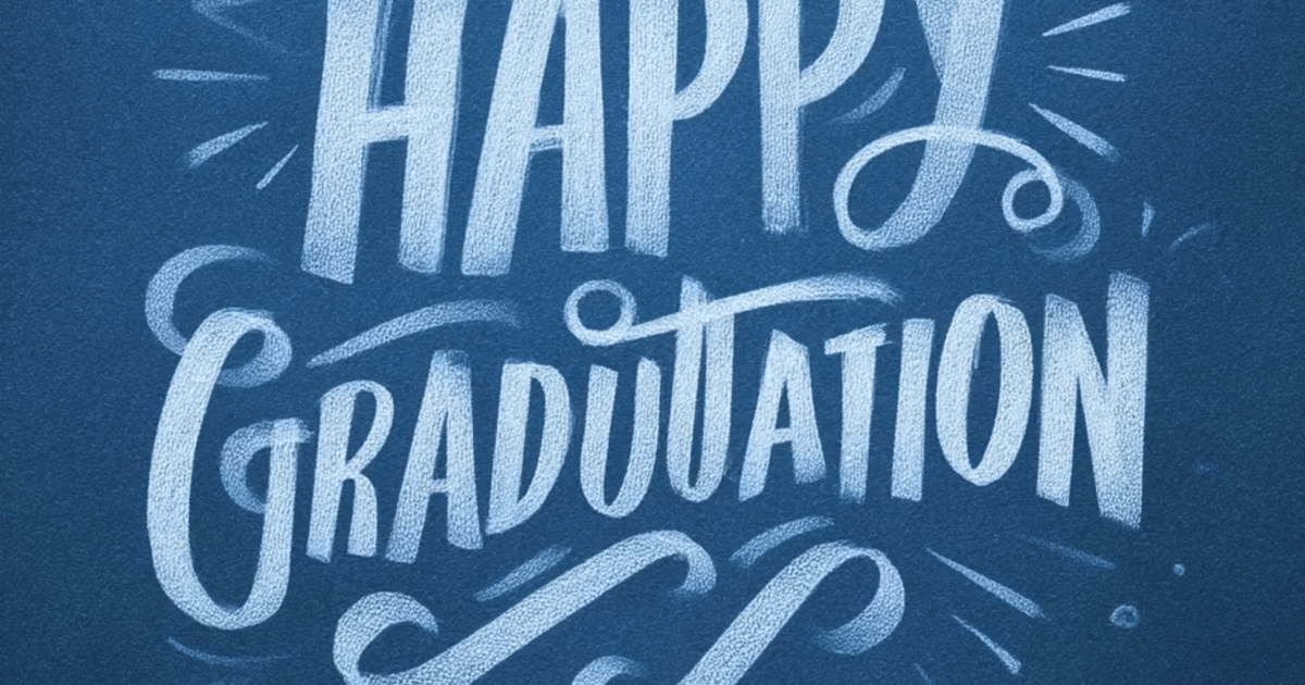 Happy Graduation Blue E-Card | Graduation Card | Joyogram
