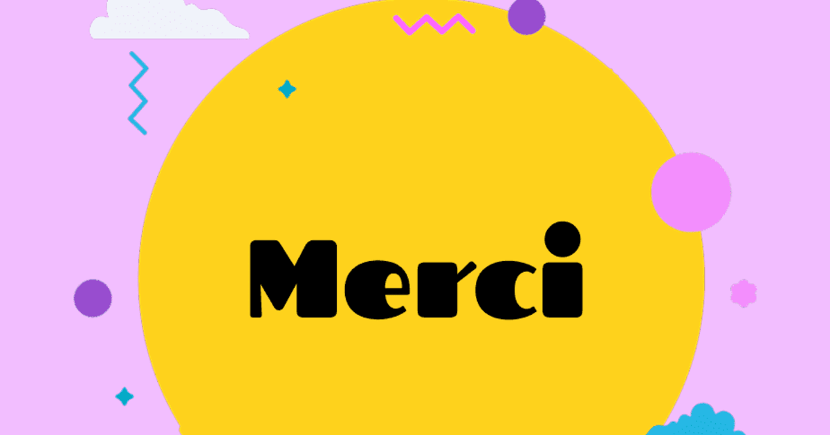 Merci E-Card | Thank You Card | Joyogram