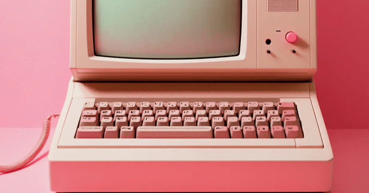 Retro Computer E-Card | Work Anniversary Card | Joyogram