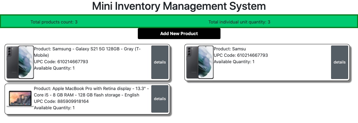 GitHub - jpbust/projects-mini-ims: Mini Inventory management App for ...