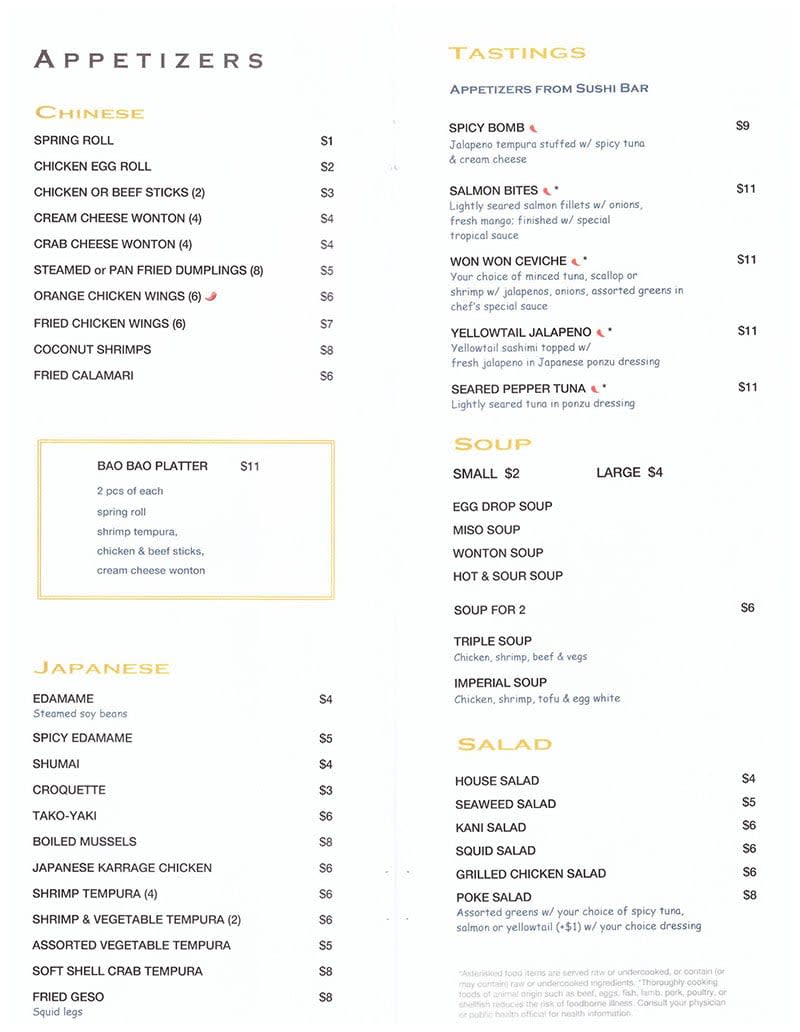 Won Kitchen Menu Delights: Savor the Authentic Flavors!