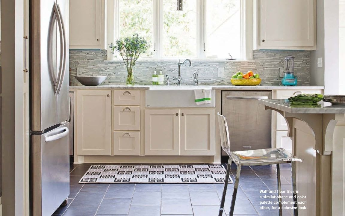 Kitchen Wall And Floor Tiles Color Combination: Top Trends! | Kitchen ...