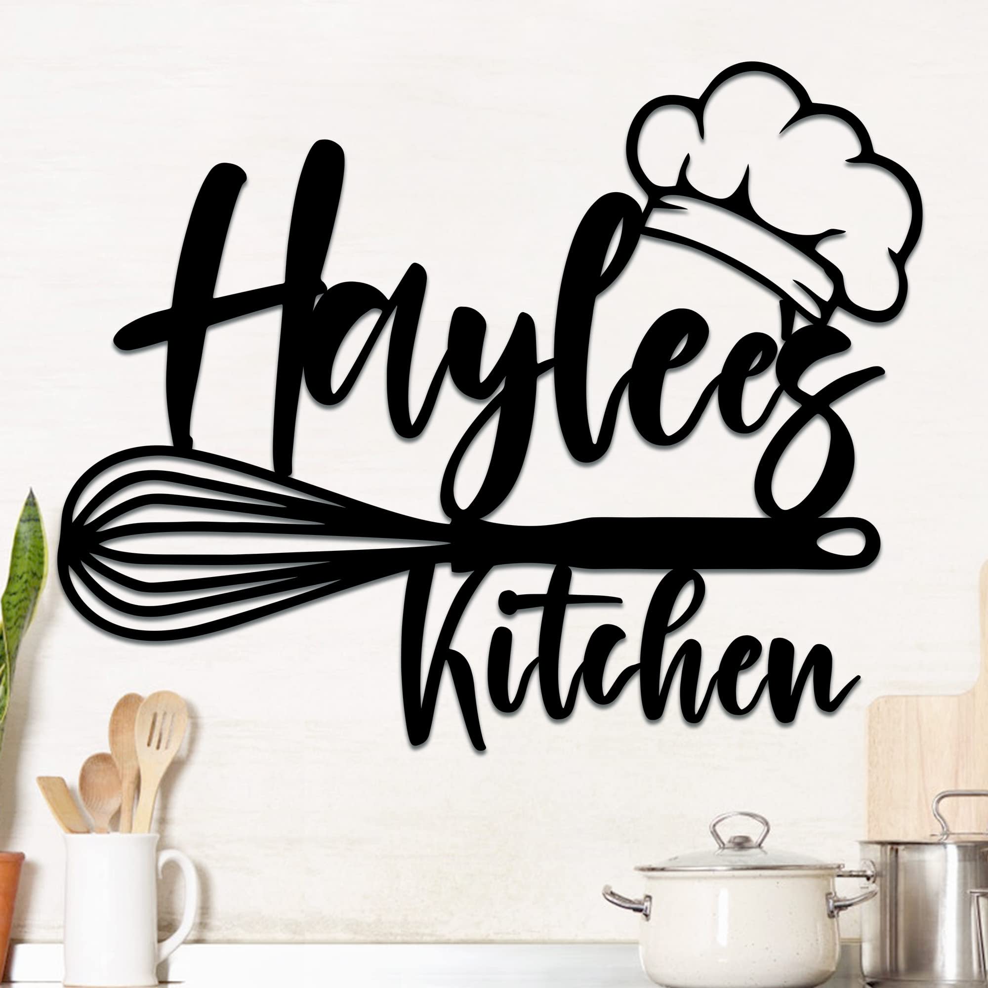 Kitchen Wall Decor With Names: Personalize Your Space! | Kitchen Asking