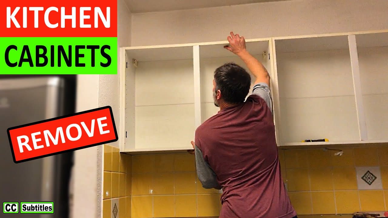 How to Take Down Kitchen Wall Cabinets: A Step-by-Step Guide | Kitchen ...