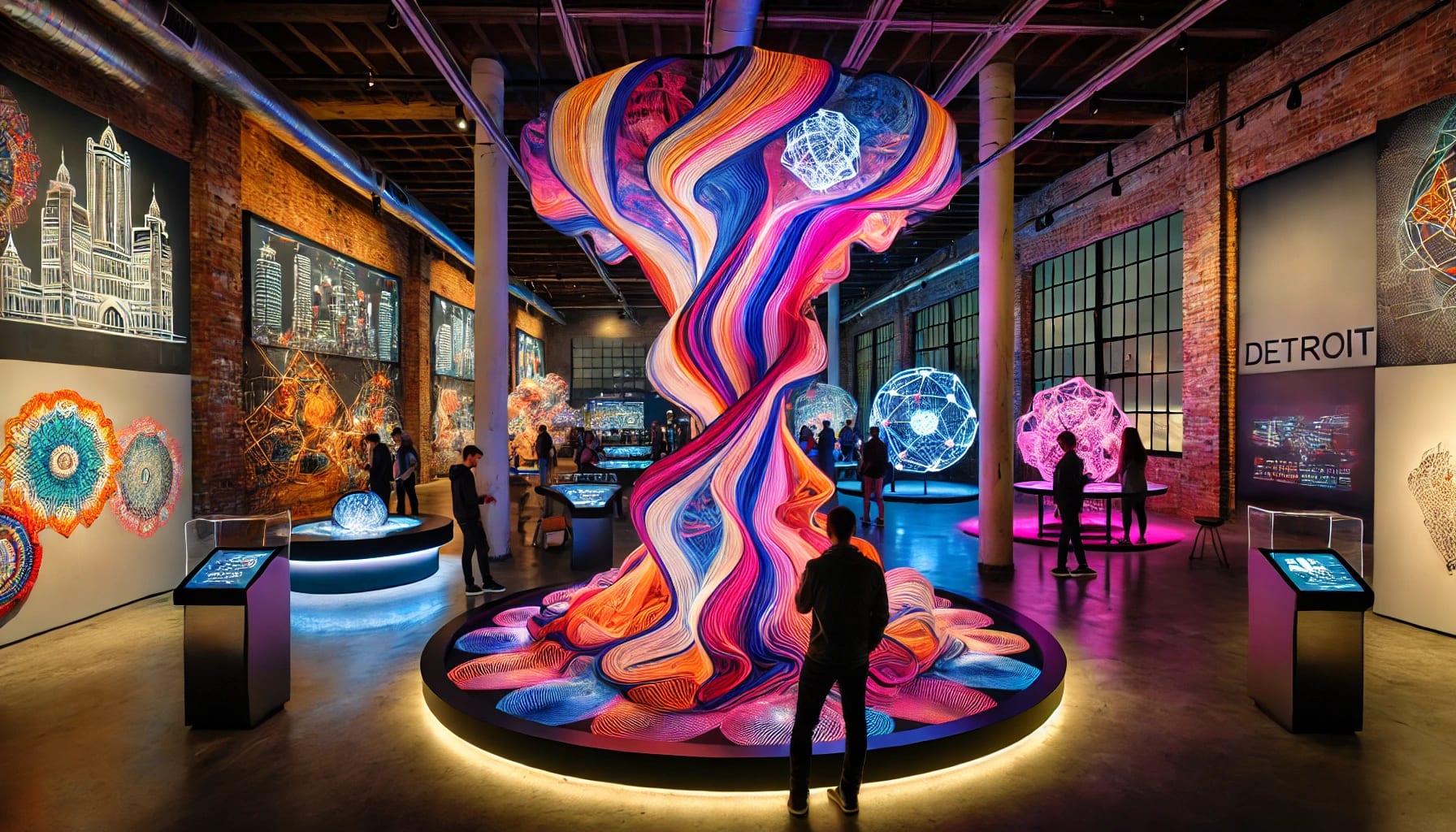 Innovative Detroit Art Exhibition Blends Technology and Textiles
