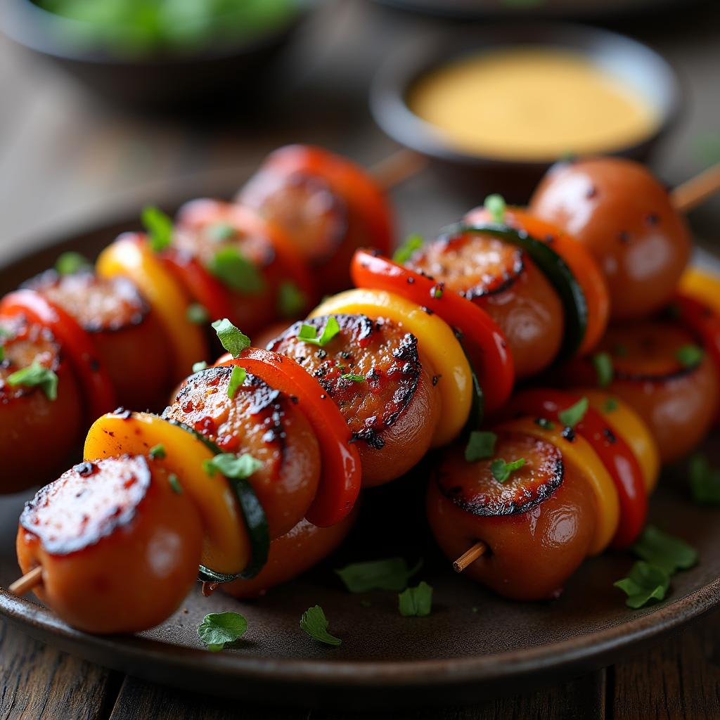 Sizzling Smoked Sausage Kabobs: A Flavor Adventure on a Stick!