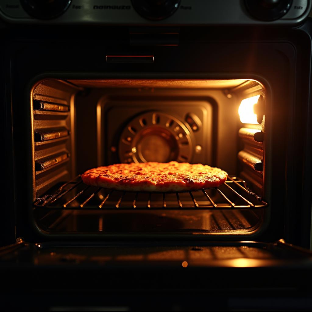 Which element in the oven is used for grilling?