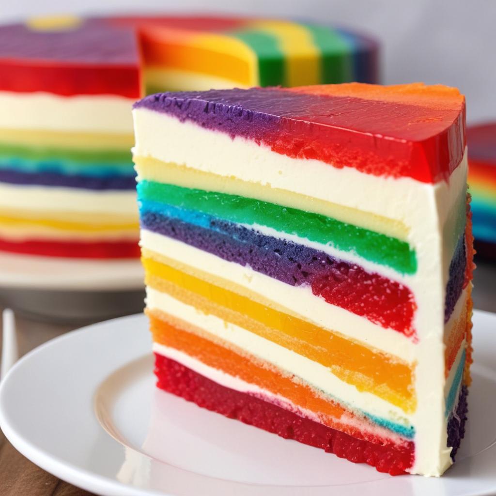Rainbow Jello Cake Recipe: The Show-Stopping Dessert That's Easier Than ...