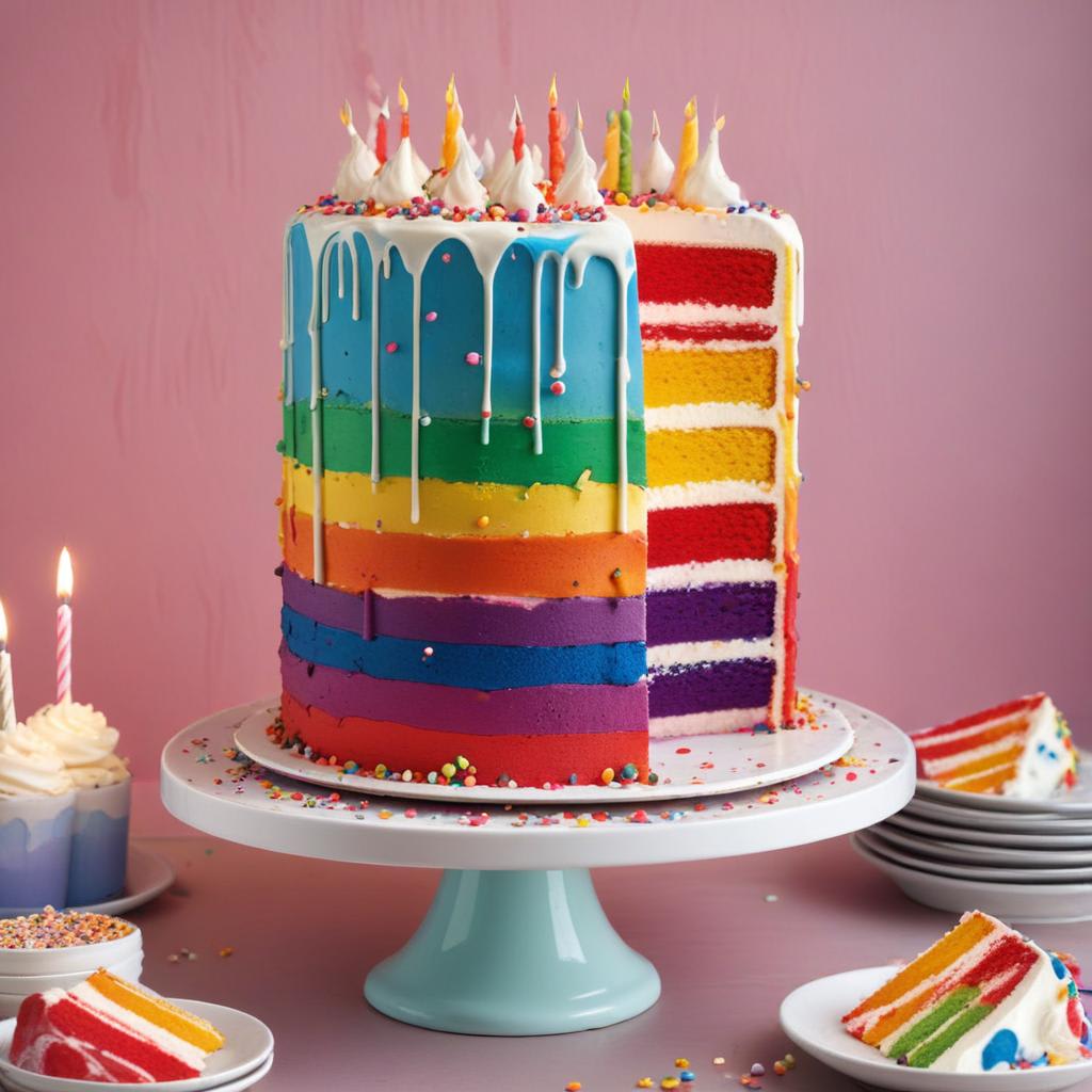 5 Layer Rainbow Cake Recipe: A Stunning Show-Stopper for Any Celebration